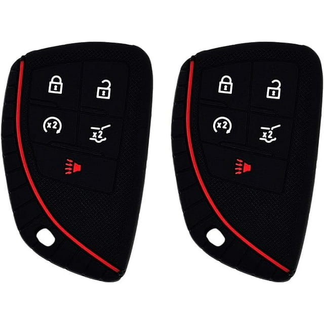 Autobase Silicone Key Fob Cover for 2025 Chevy Equinox Silverado GMC S